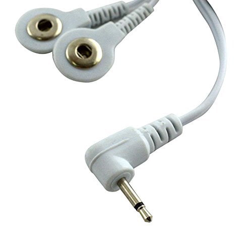 2.5mm Replacement Electrode Wires Standard Connection Snap 3.5mm Cable ...