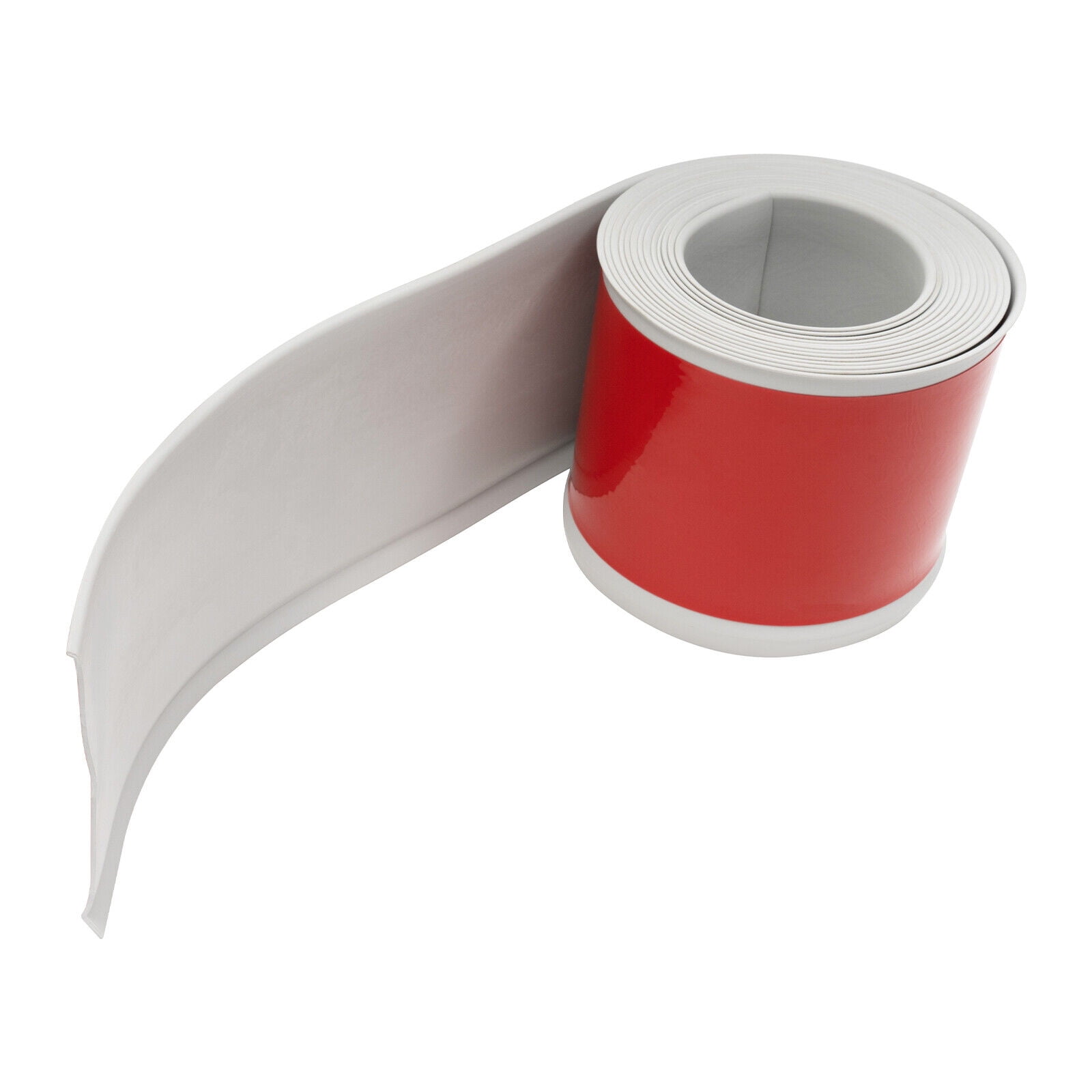 2.5mm Self-Adhesive Grey PVC Wall Base Baseboard Molding Trim 5.9" W x ...