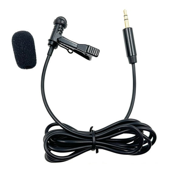 2.5mm Shielded Cable Lavalier Microphone HiFi Sound Reduction Mic 3.5mm ...