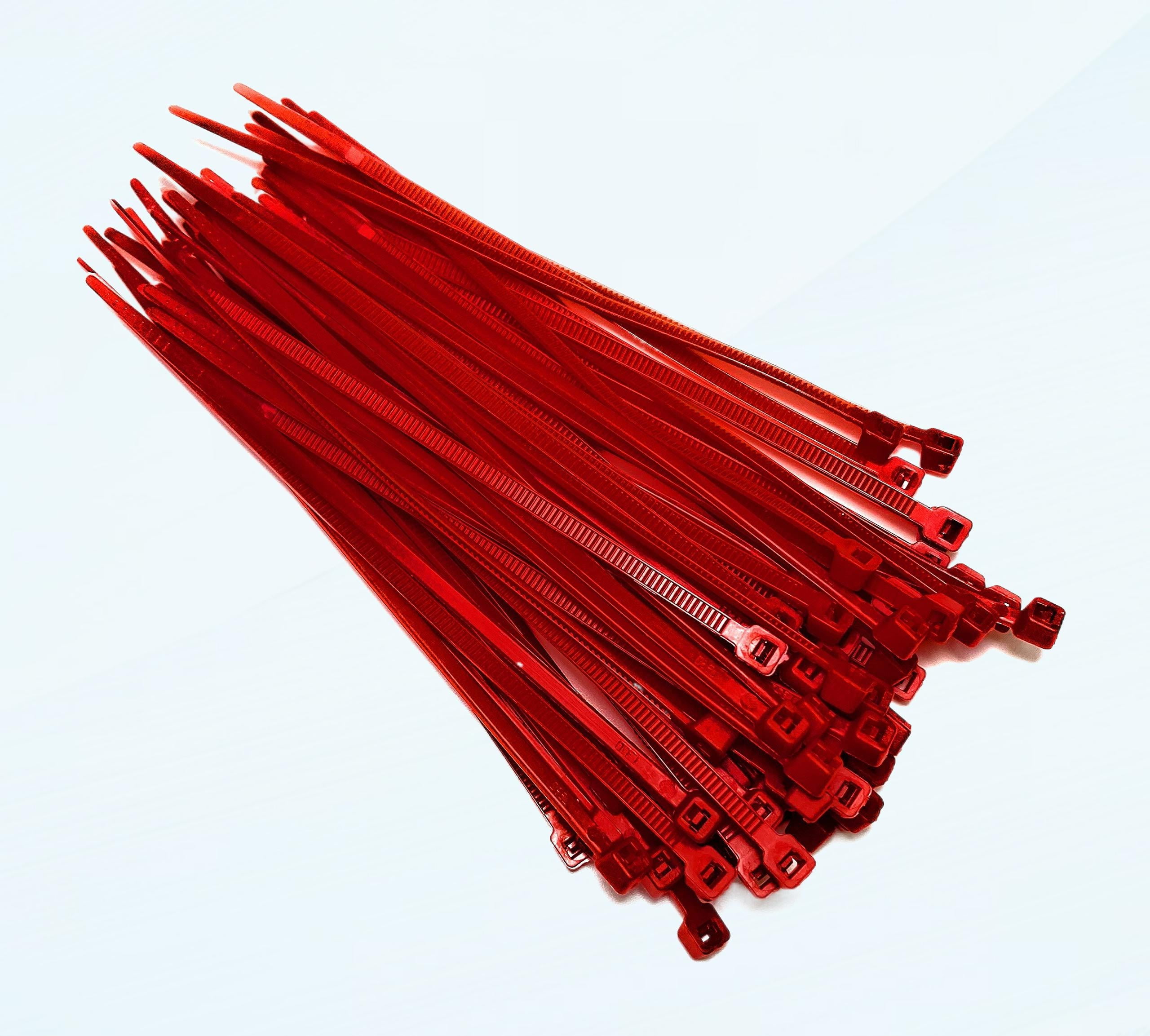 2.5mm Standard Small Nylon Cable Ties in Width Zip Straps, Pack of 100 ...