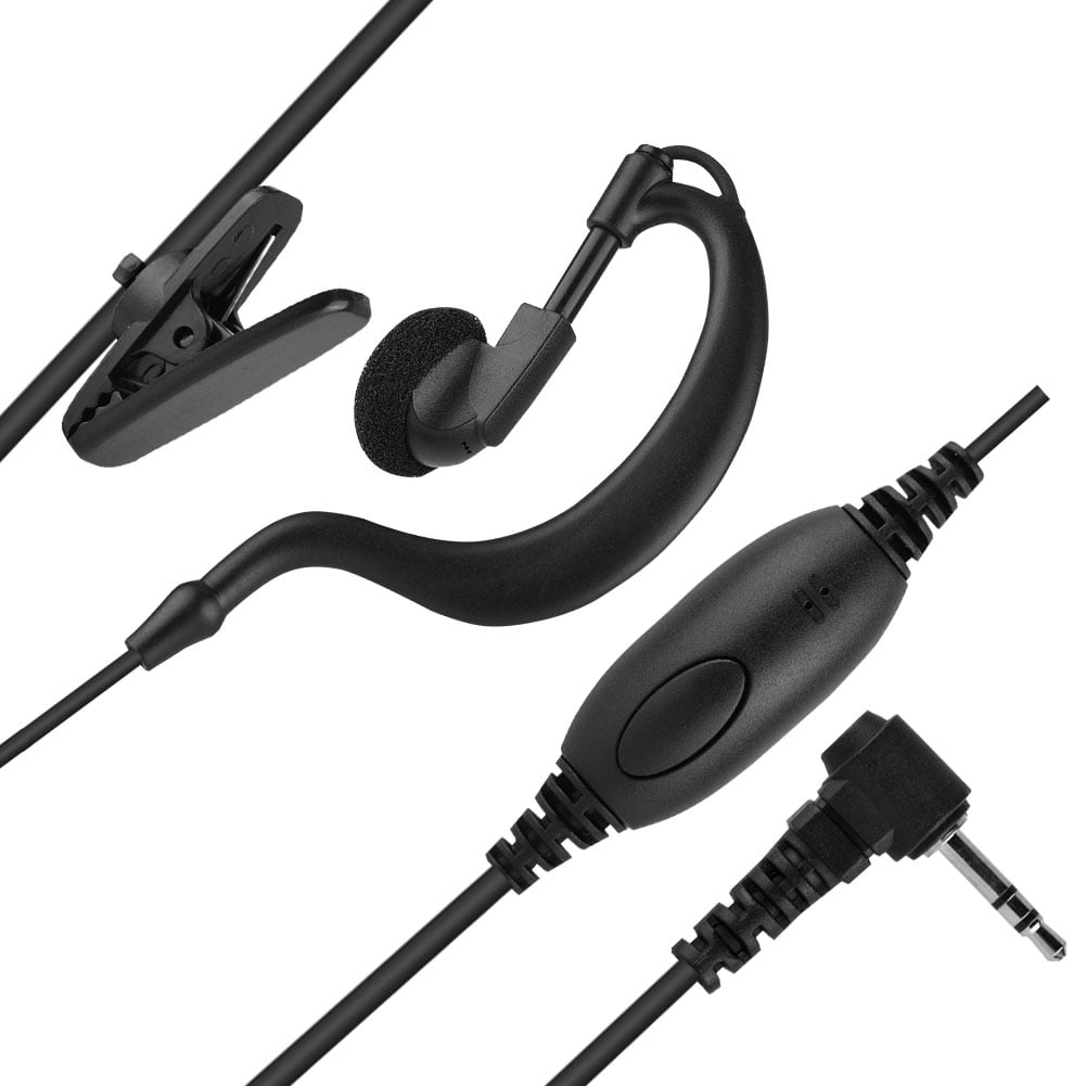 2.5mm Talkie Headset, Talkie Headset,2 PCS 2.5mm G Shaped Single Pin ...