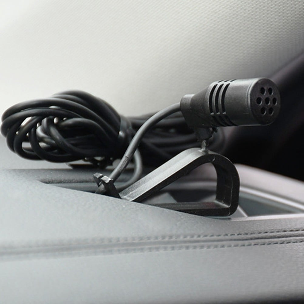 2.5mm plug Car Microphone Audio External Mic snap-on wired car ...