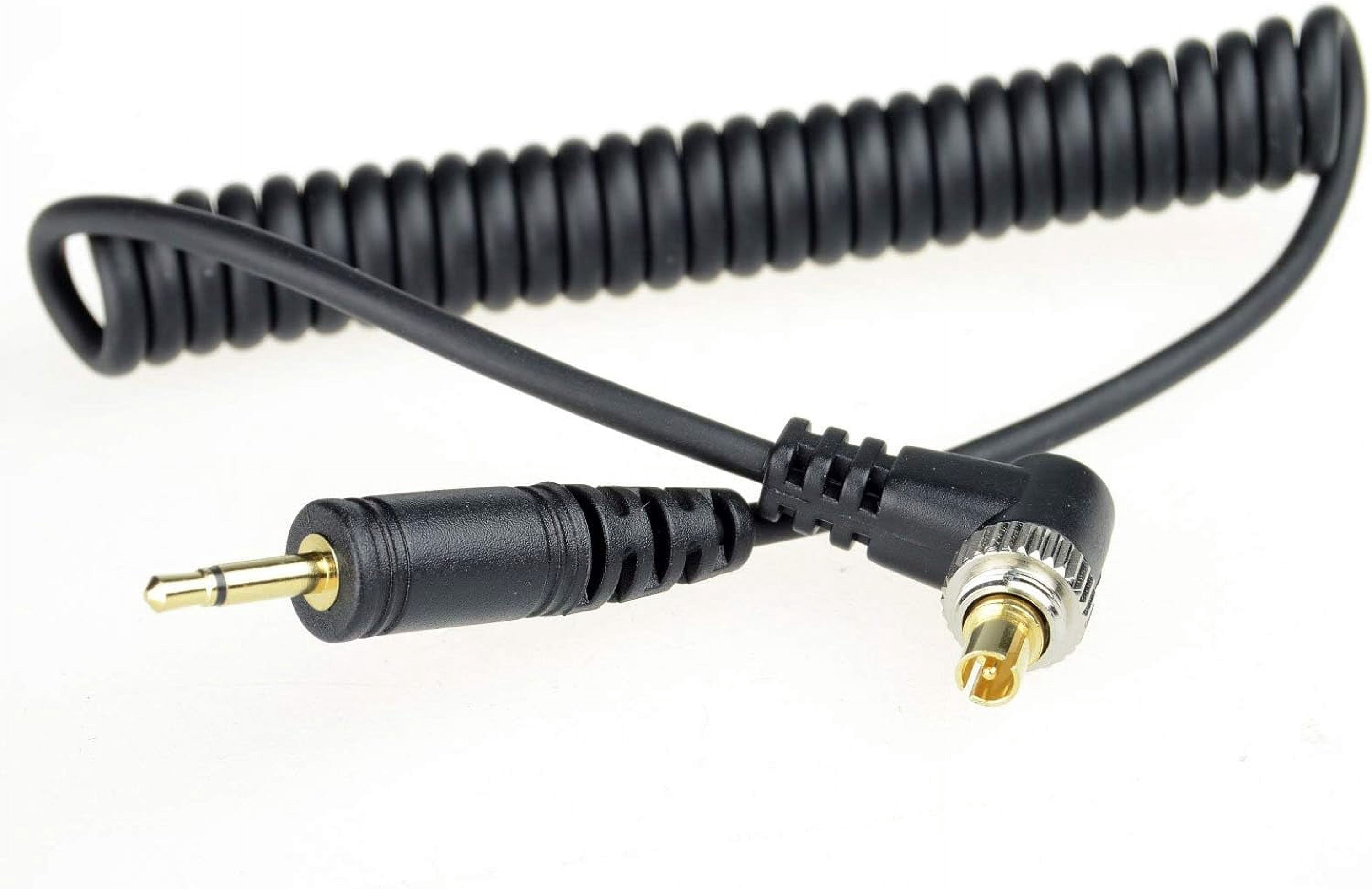 2.5mm to Male Flash PC Sync Cable Cord with Screw Lock - Walmart.com