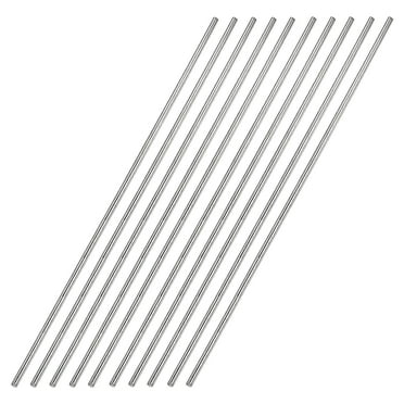 1.5mm x 150mm 304 Stainless Steel Solid Round Rod for DIY Craft - 5Pcs ...