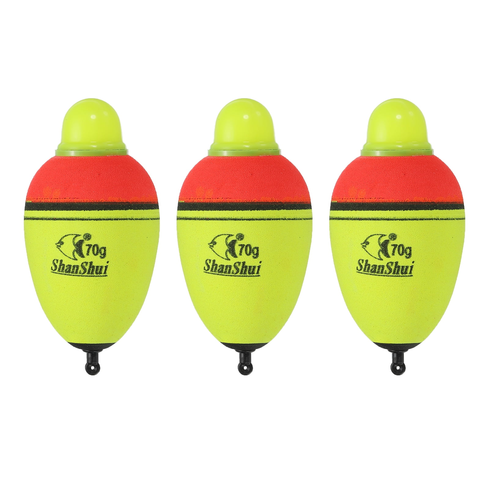 2.5oz Lighted Fishing Slip Bobbers EVA Light Up Fishing Float, Yellow ...