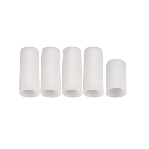 2\5pcs Soft Silicone Finger Protector Gel Tubes Little Toe Protector ...
