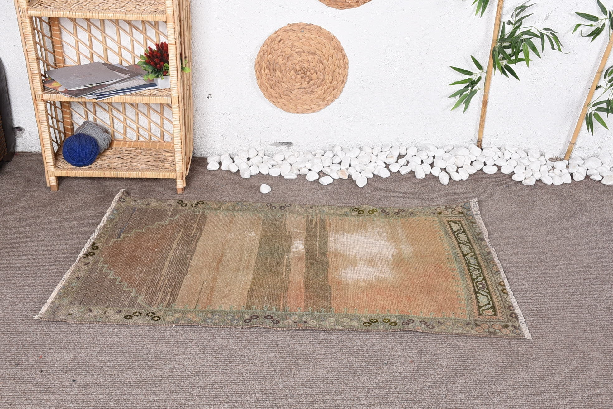 2.5x4.4 ft Small Rug, Old Rug, Wool Rug, Vintage Rug, Antique Rug ...