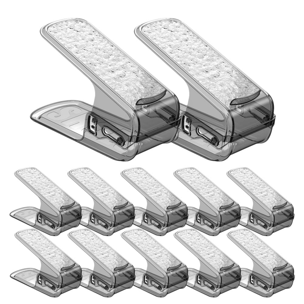 2/6/8/12 PACK Shoe Slots Organizer 3 Levels Adjustable Double Layer ...