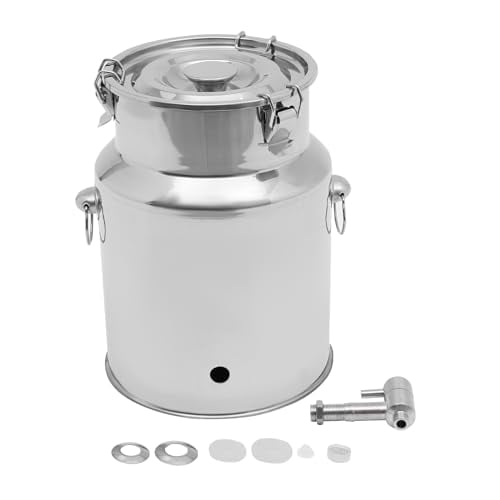 2.6 Gallon 10 Liter Drink Dispenser for Milk, 304 Stainless Steel Milk ...