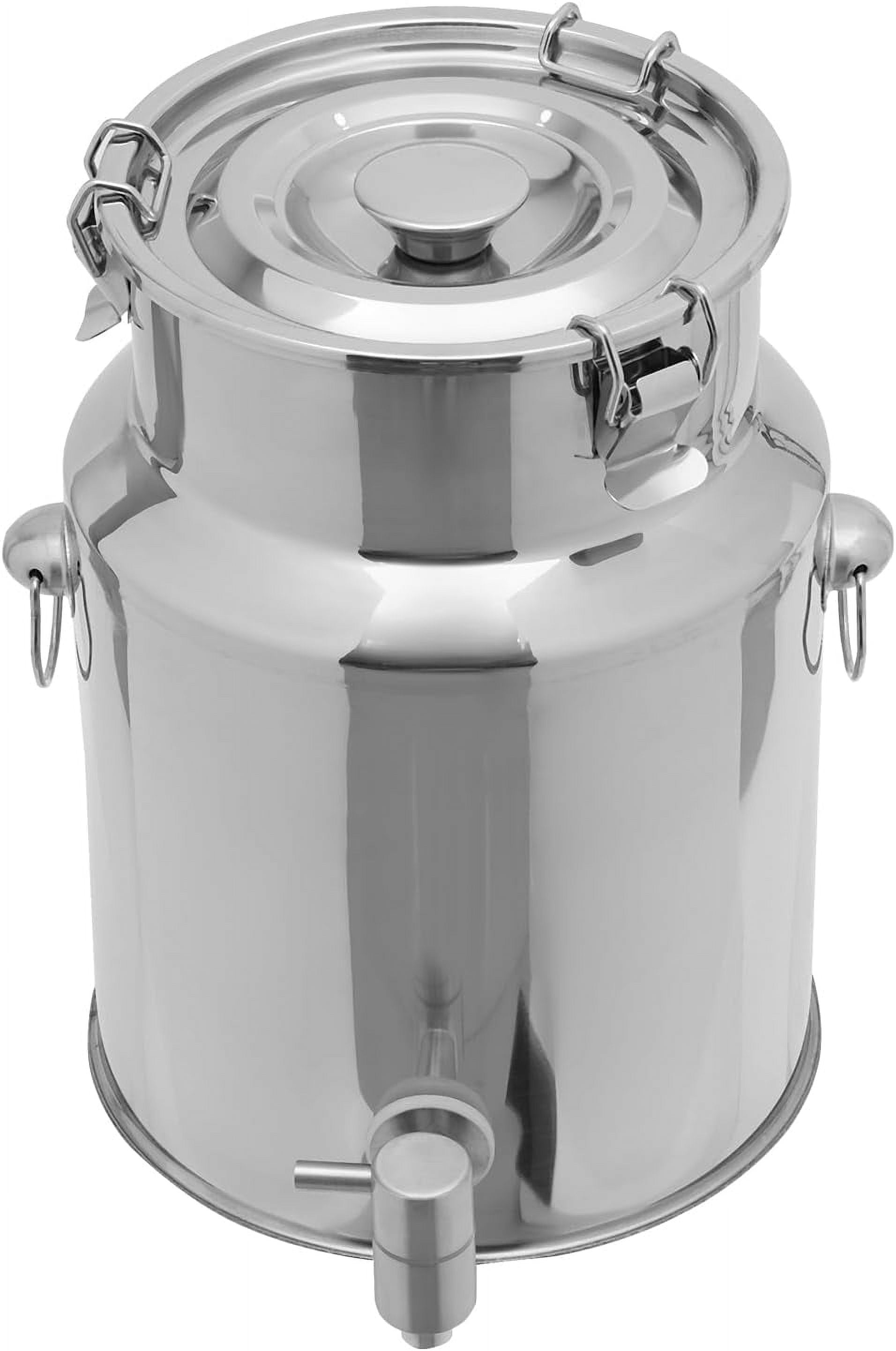 2.6 Gallon 10 Liter Drink Dispenser for Milk, 304 Stainless Steel Milk ...