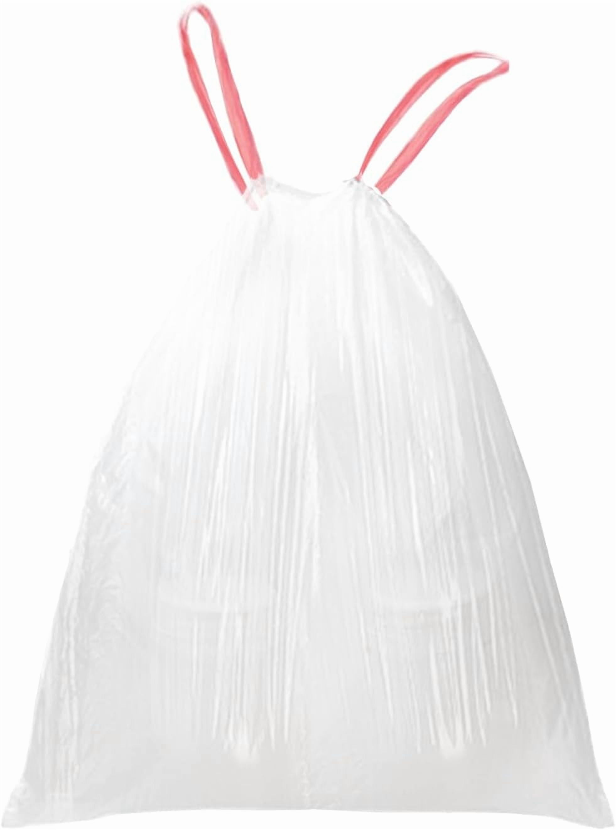 2.6 Gallon Trash Bag Drawstring, Small Garbage Bags 2.6 Gal, 1.18Mil ...