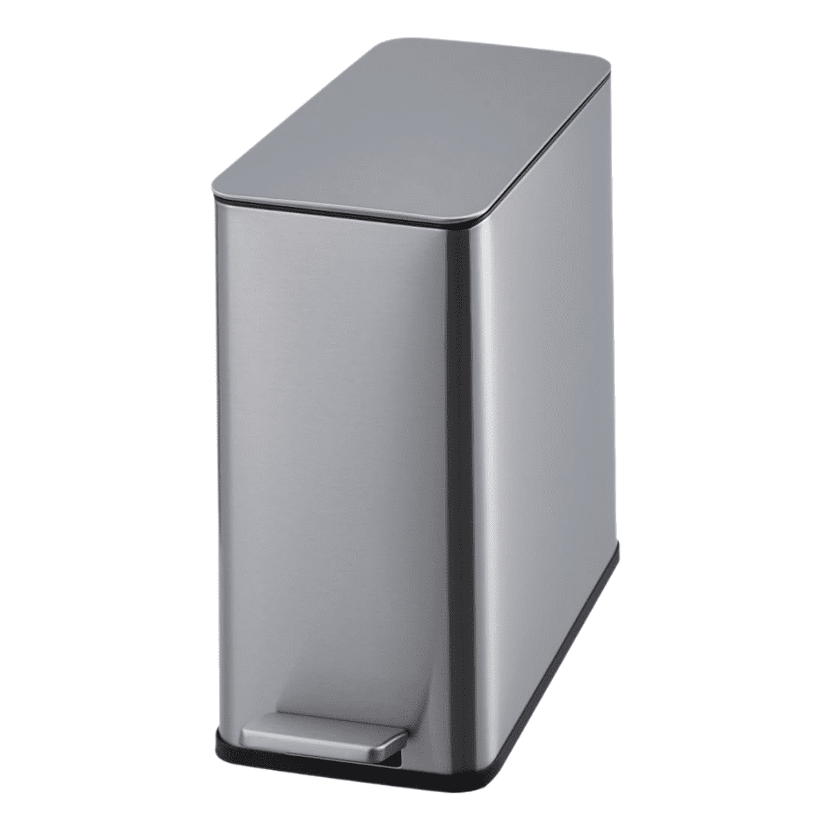 2.6 Gallon Trash Can, Stainless Steel Kitchen Garbage Can with Foot ...