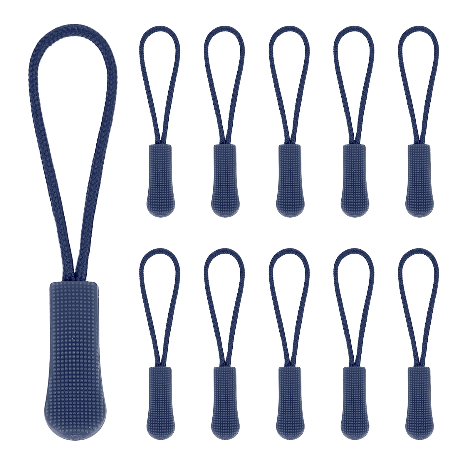 Uxcell Zipper Pulls Replacement, Nylon Cord Extension Zipper Pull Tab ...