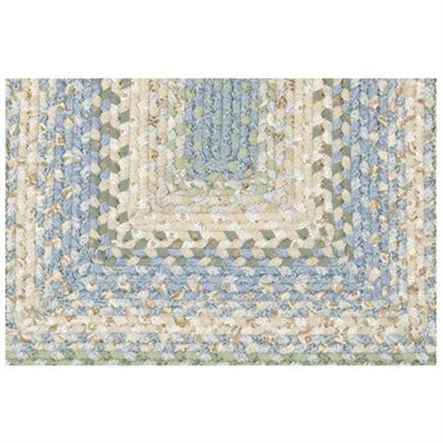 2'6" x 6' Oval Area Rug by Country Living Aloe Vera/Steel Blue Color ...
