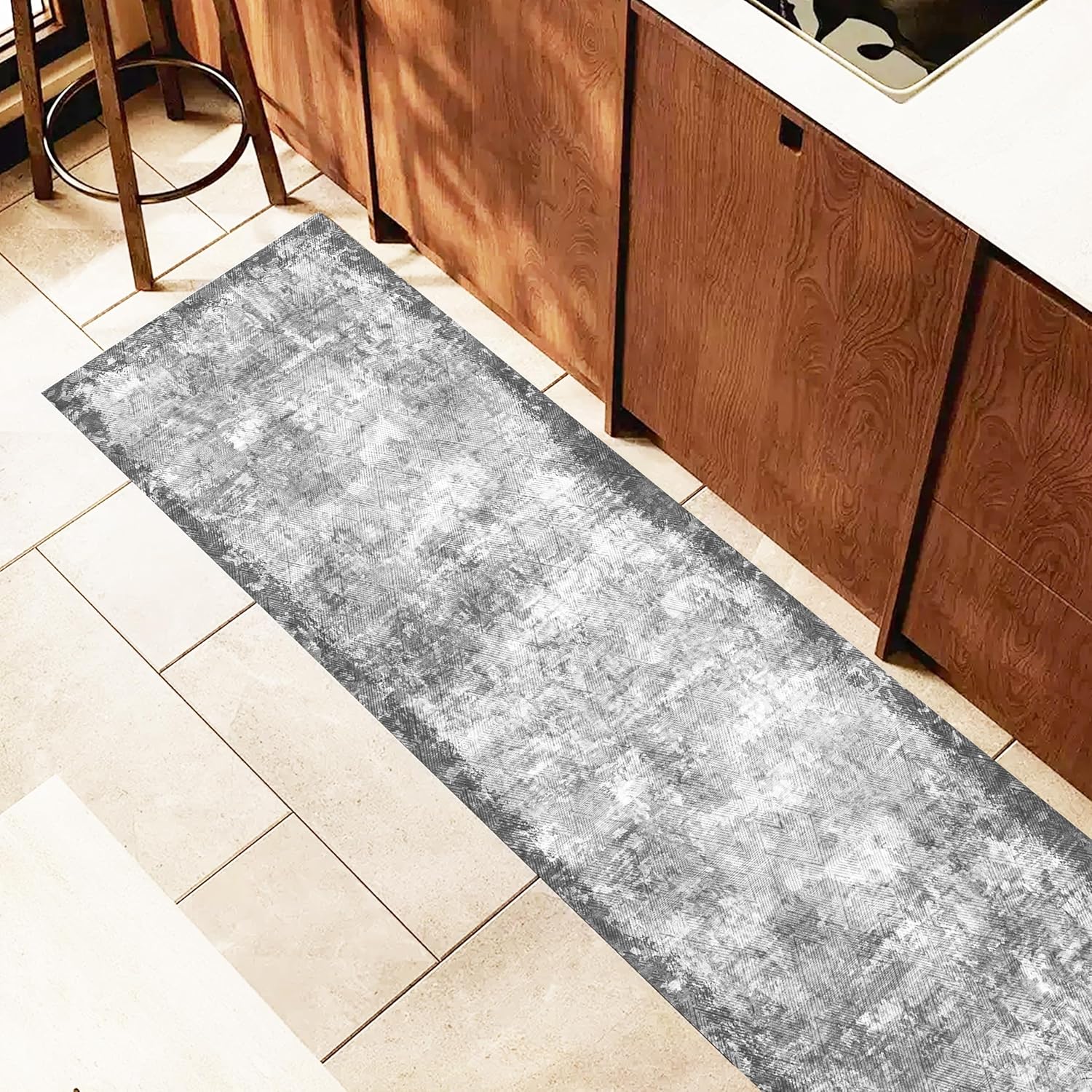 2'6'' x 8' Washable Area Rug - Low Pile Soft Vintage Indoor Rug for ...