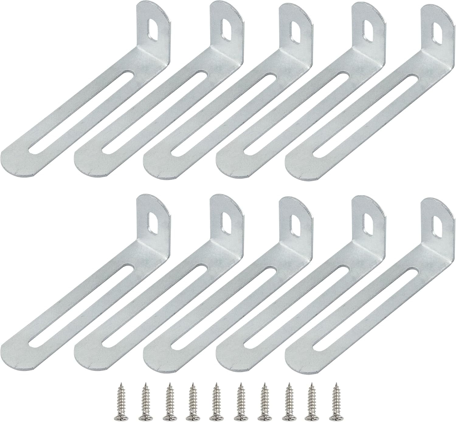 2.6"x1.3"x0.6"Adjustable Right Angle Brackets Metal L Bracket Heavy ...