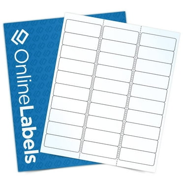 Address Labels - 2.625 x 1 - Inkjet/Laser Printer - Online Labels (10 ...