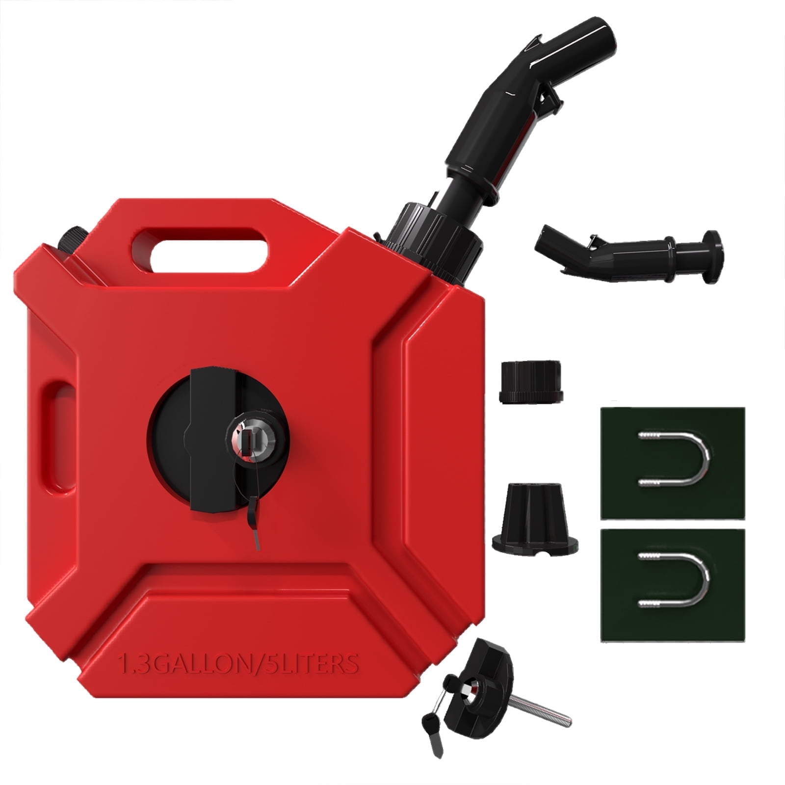1.3 Gallon/5L, Storage Container with Spout and Lockable Bracket, Auto ...