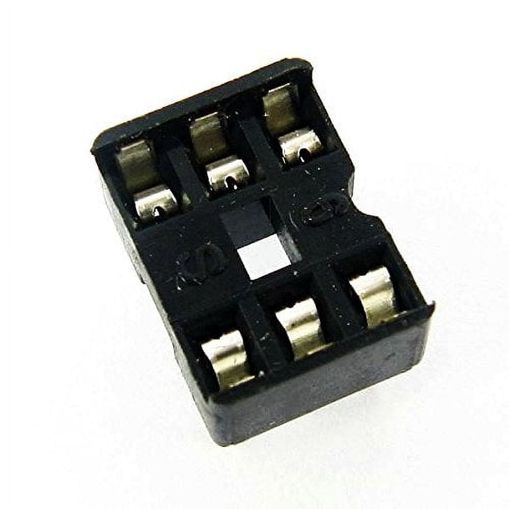 2-641259-3 IC Socket 6 Pin .3" Width Dual Wipe Style Tin Plated (10 ...