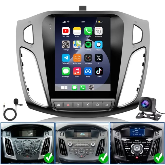 2+64G Android 13 Car Stereo for Ford Focus 2012-2018 with Carplay ...