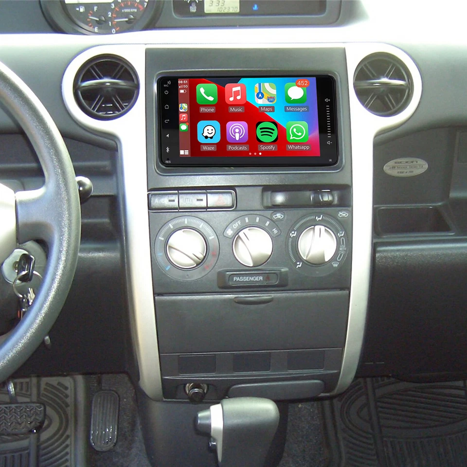 2+64GB Android 15 Car Stereo for Scion xB 2004 2005 2006, 7-Inch with ...
