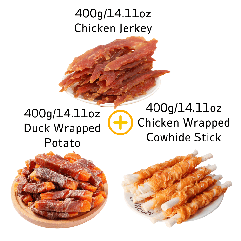 2.64lb/1.2kg Mixed Flavor Series, Easily Digestible, Dog Chews Long ...