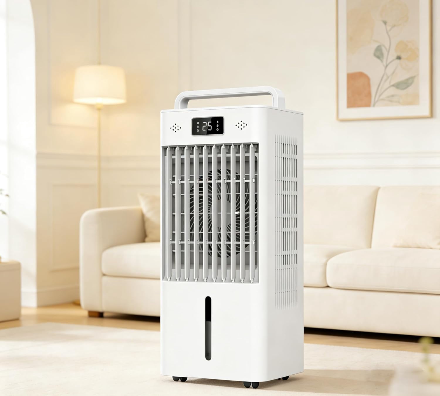2.6Gal Portable Air Conditioners, 3-in-1 Swamp Cooler with HEPA Filter ...