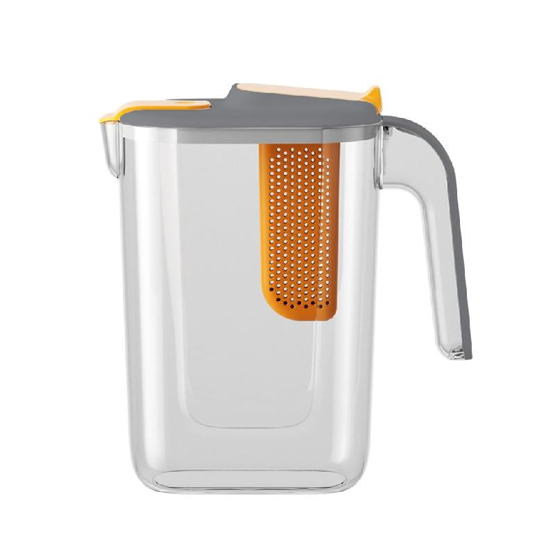 2.6L Plastic Water Kettle with Filter Cold Kettles Juice Container ...
