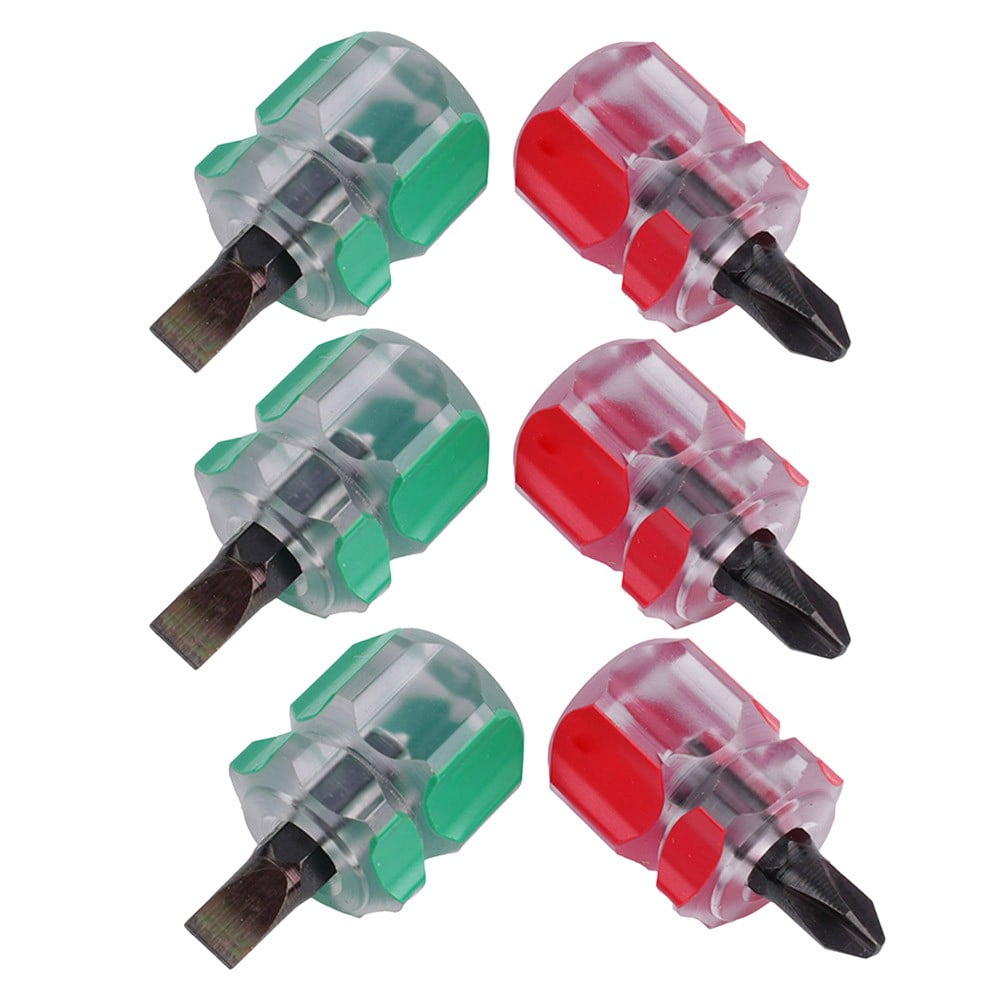 2/6Pcs Mini Flat Head Screwdriver Sewing Machine Cross-Head Short ...