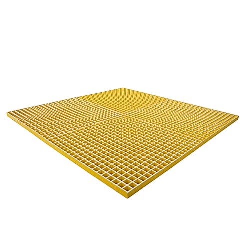 2.6ft*2.6ft Fiberglass Molded Grating, Yellow FRP Grating 1pc FRP ...