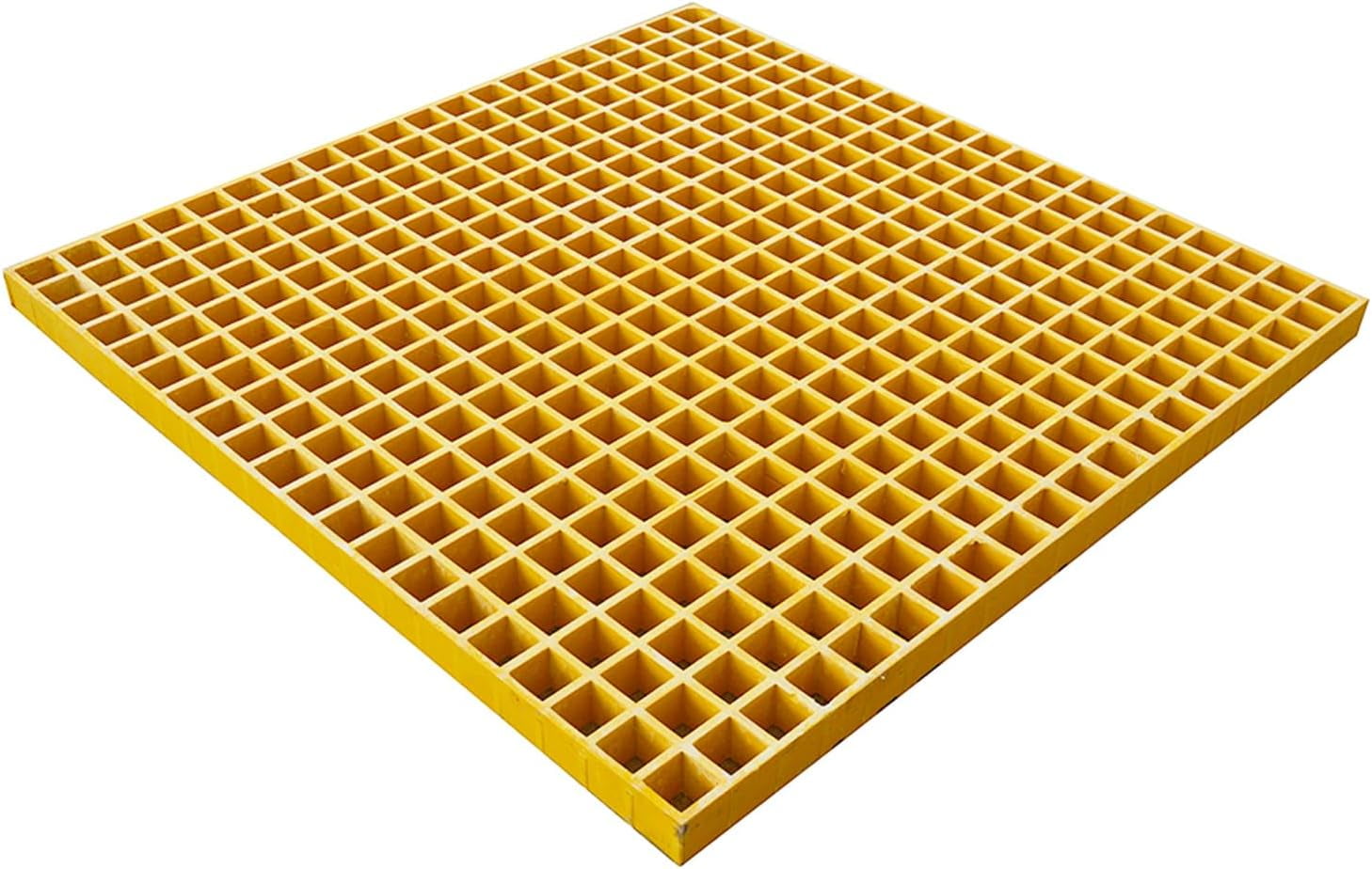 2.6ft*2.6ft Fiberglass Molded Grating, Yellow FRP Grating 1pc FRP ...
