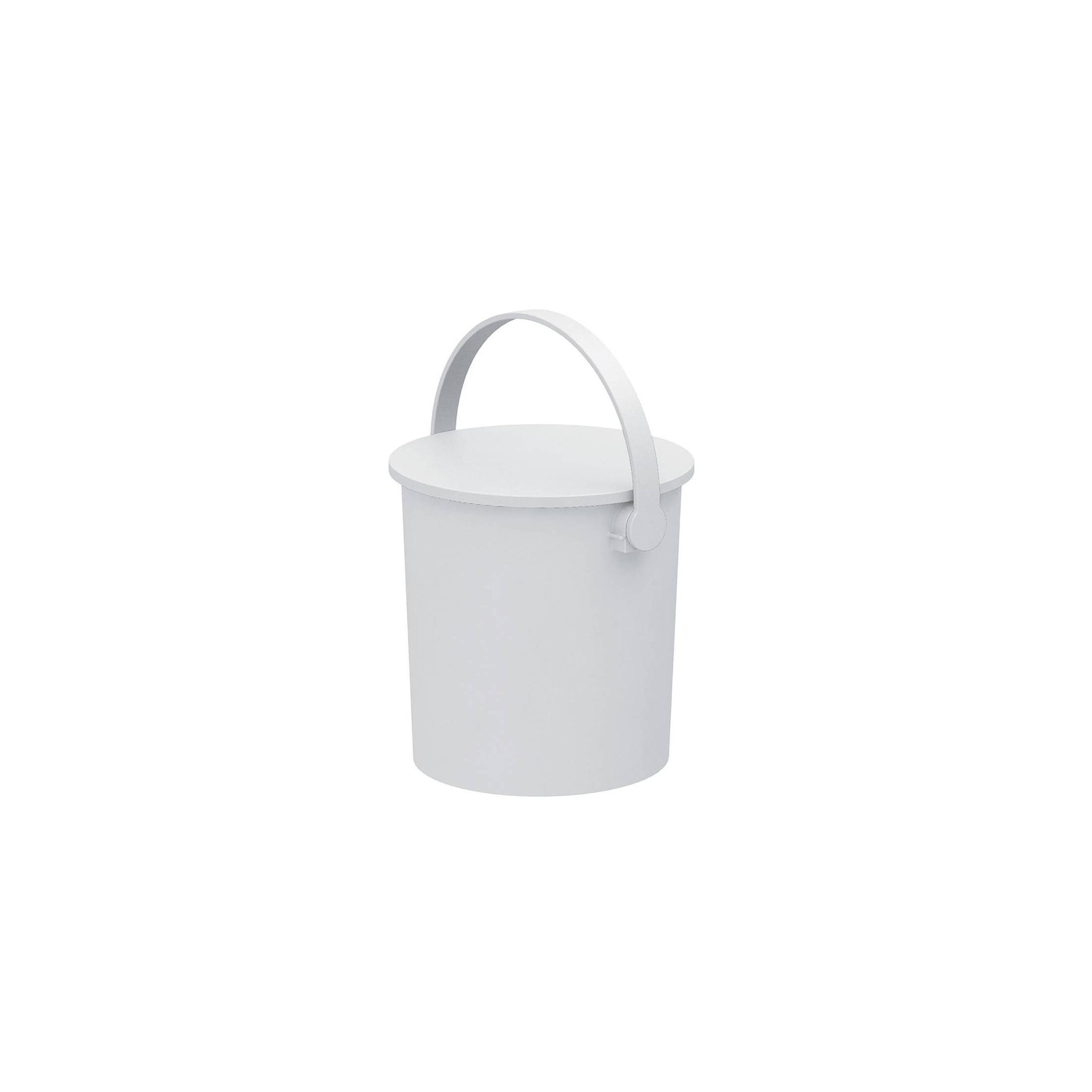 2.6gal Sturdy Bucket Decorative Storage Bin with Durable Lid and Handle ...