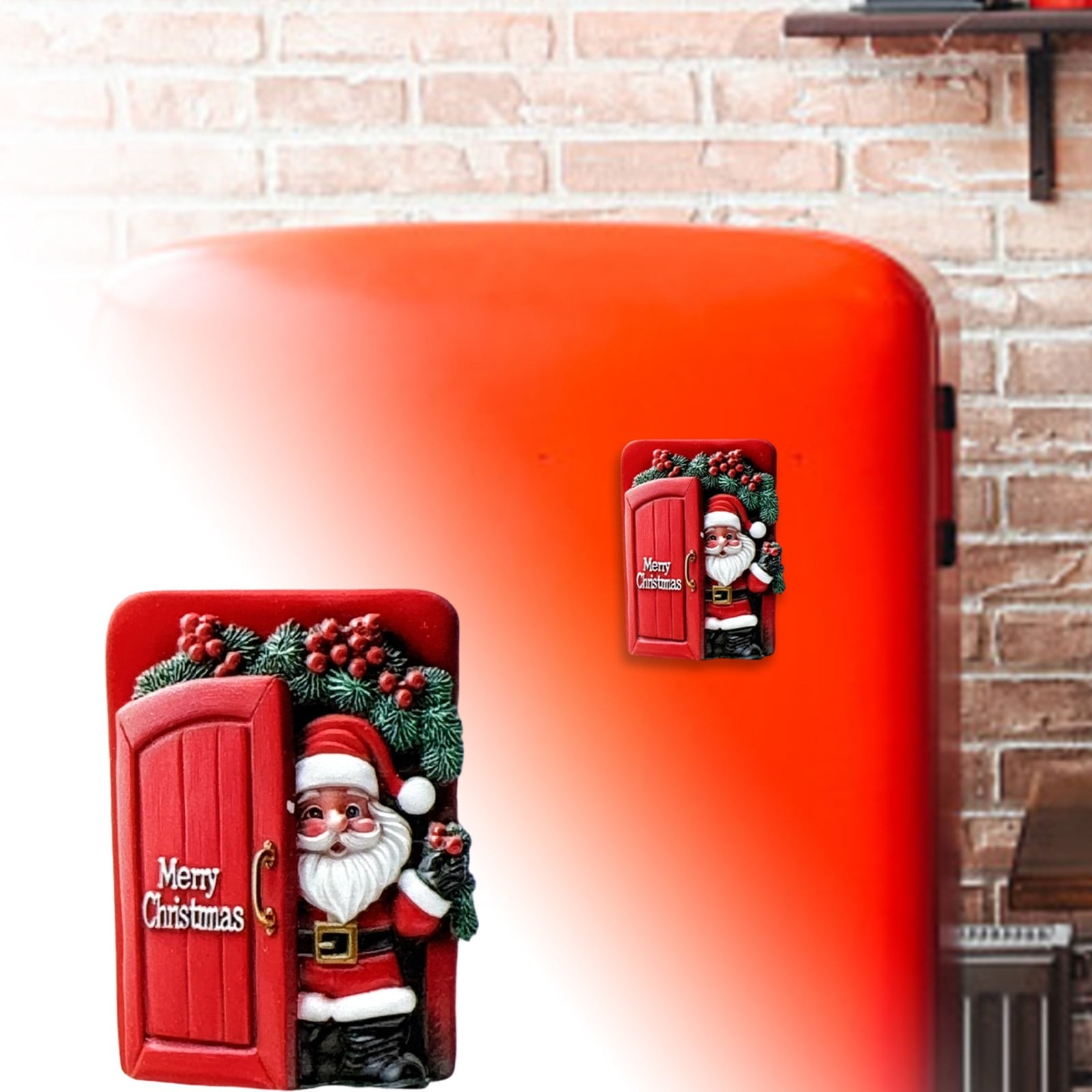2.6in Christmas Themed Magnets, Merry Christmas Magnets Cute Xmas ...