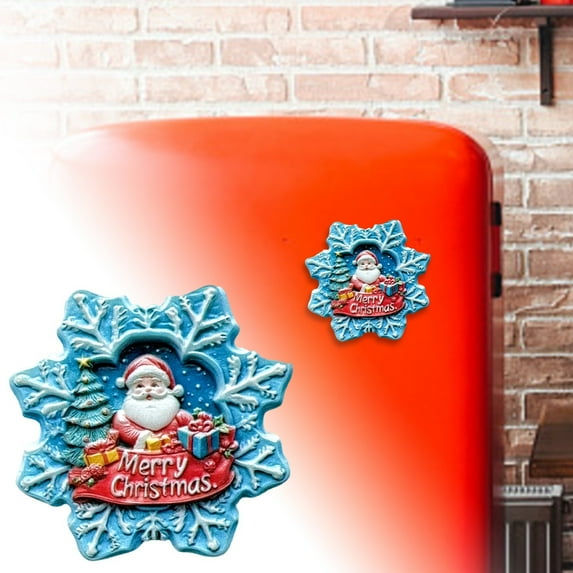2.6in Christmas Themed Magnets, Merry Christmas Magnets Cute Xmas ...