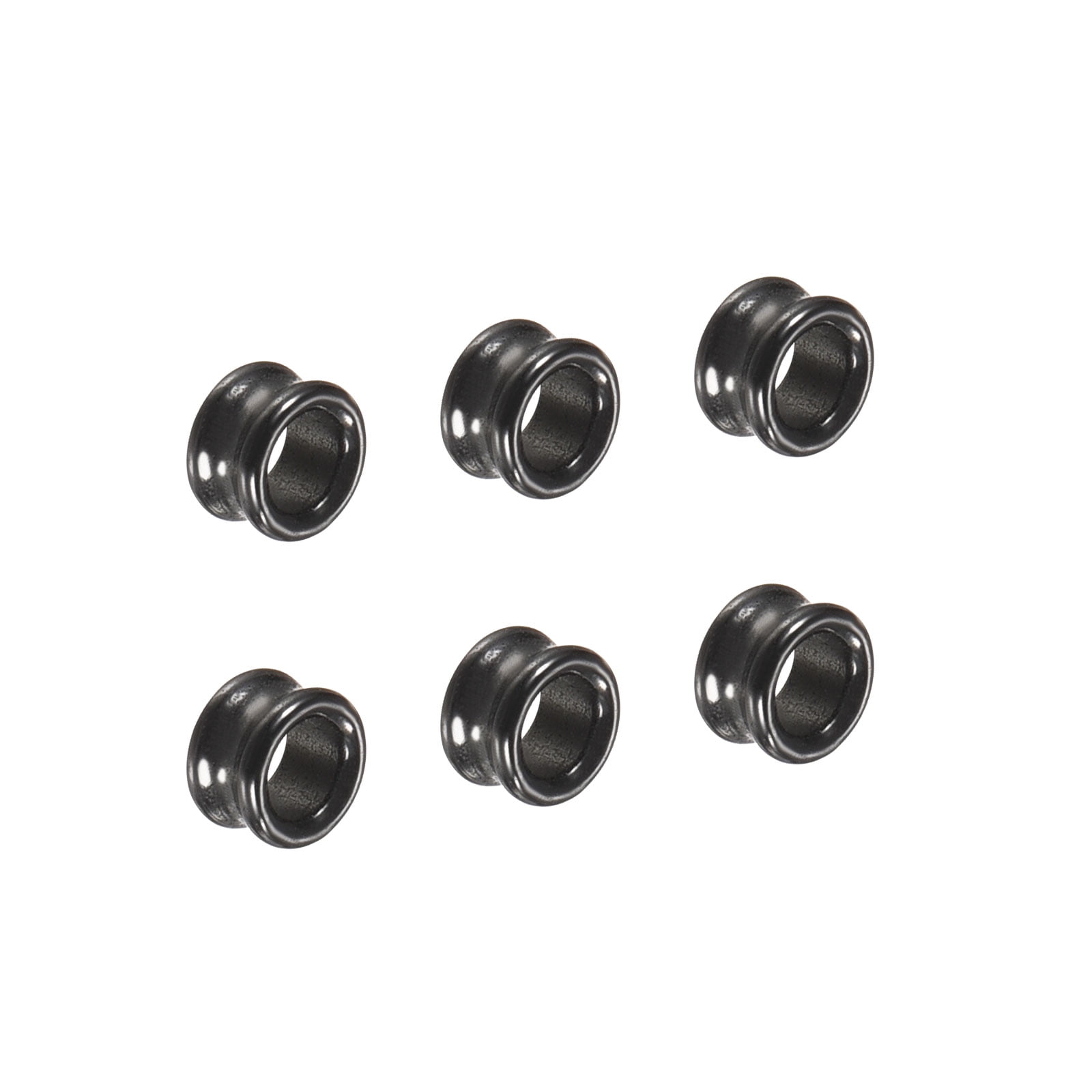 2.6mm Grooved Ceramic Guide Ring Fishing Rod Repair Kit, Black 6 Pack ...