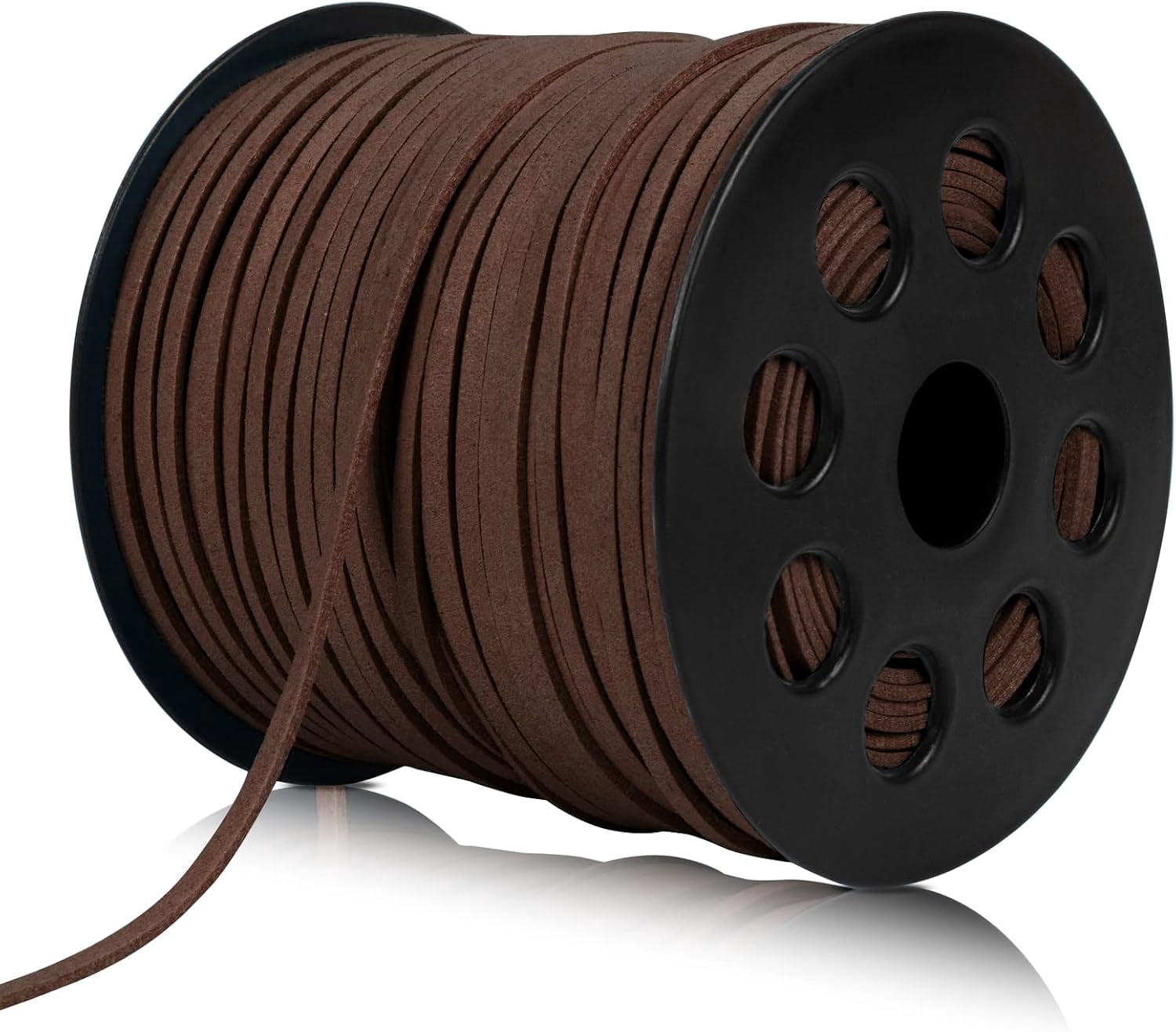 2.6mm Leather Cord for Jewelry Making, 98 Yards Flat Faux Necklace ...