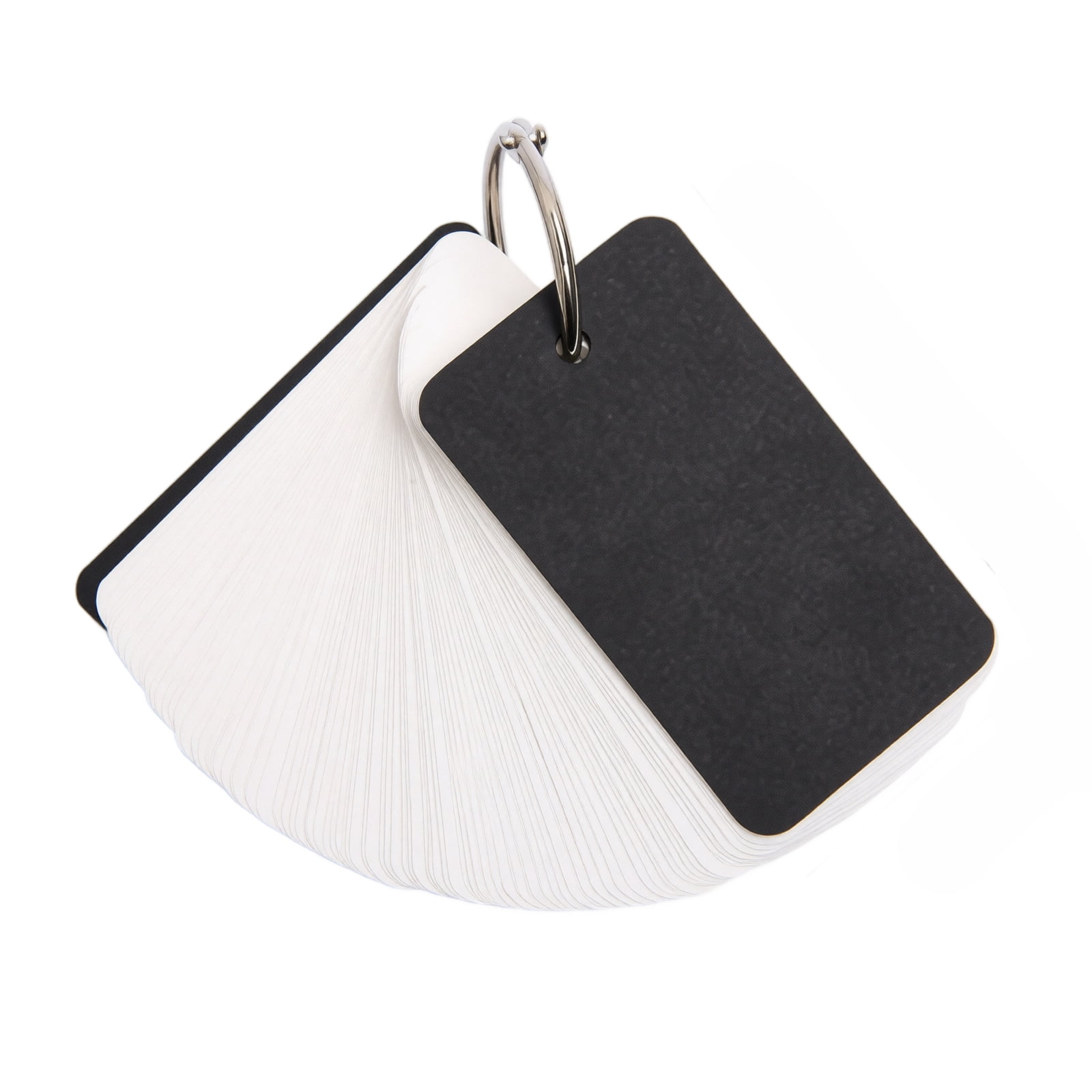2.7*1.5IN Portable Flip Flashcards with Metal Binding Ring, Blank Index ...