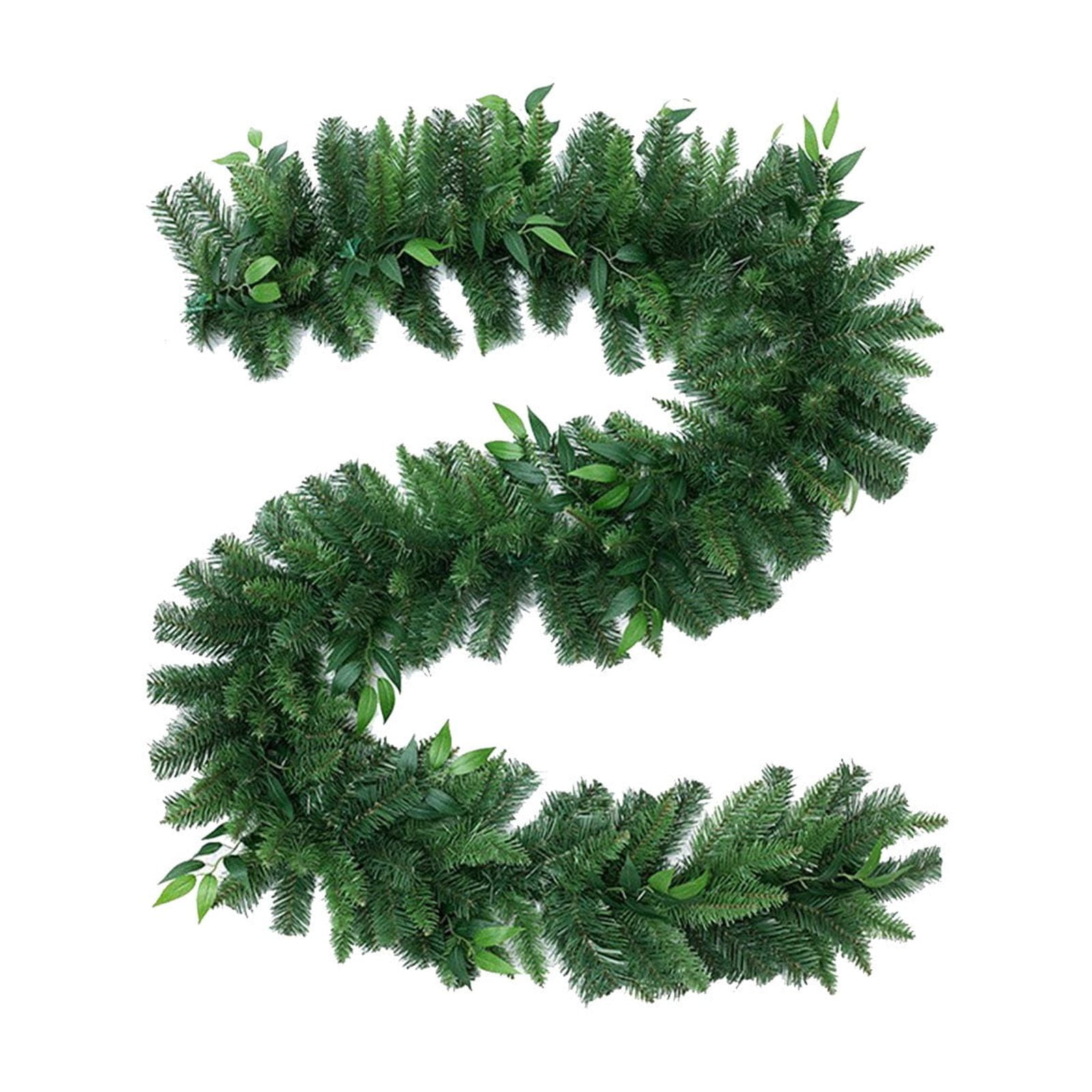 2.7 Meter Christmas Pines Needle Wreath with Green Artificial Christmas ...