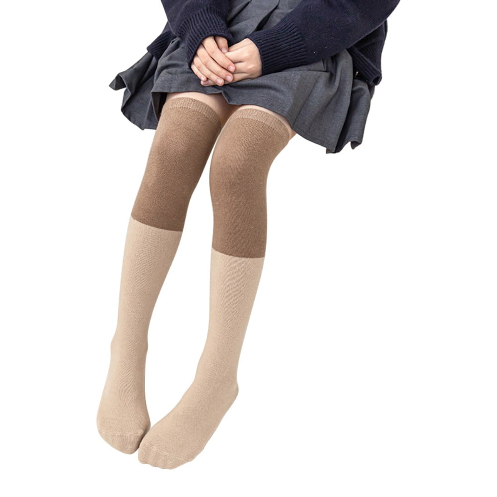 2/7 Pairs Little Girl's Knee High Socks Over Calf Kids Over knee ...