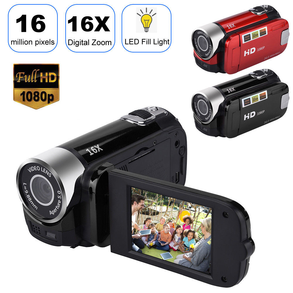 2.7 inch LCD Screen 16X Digital Zoom Video Camcorder HD Handheld ...