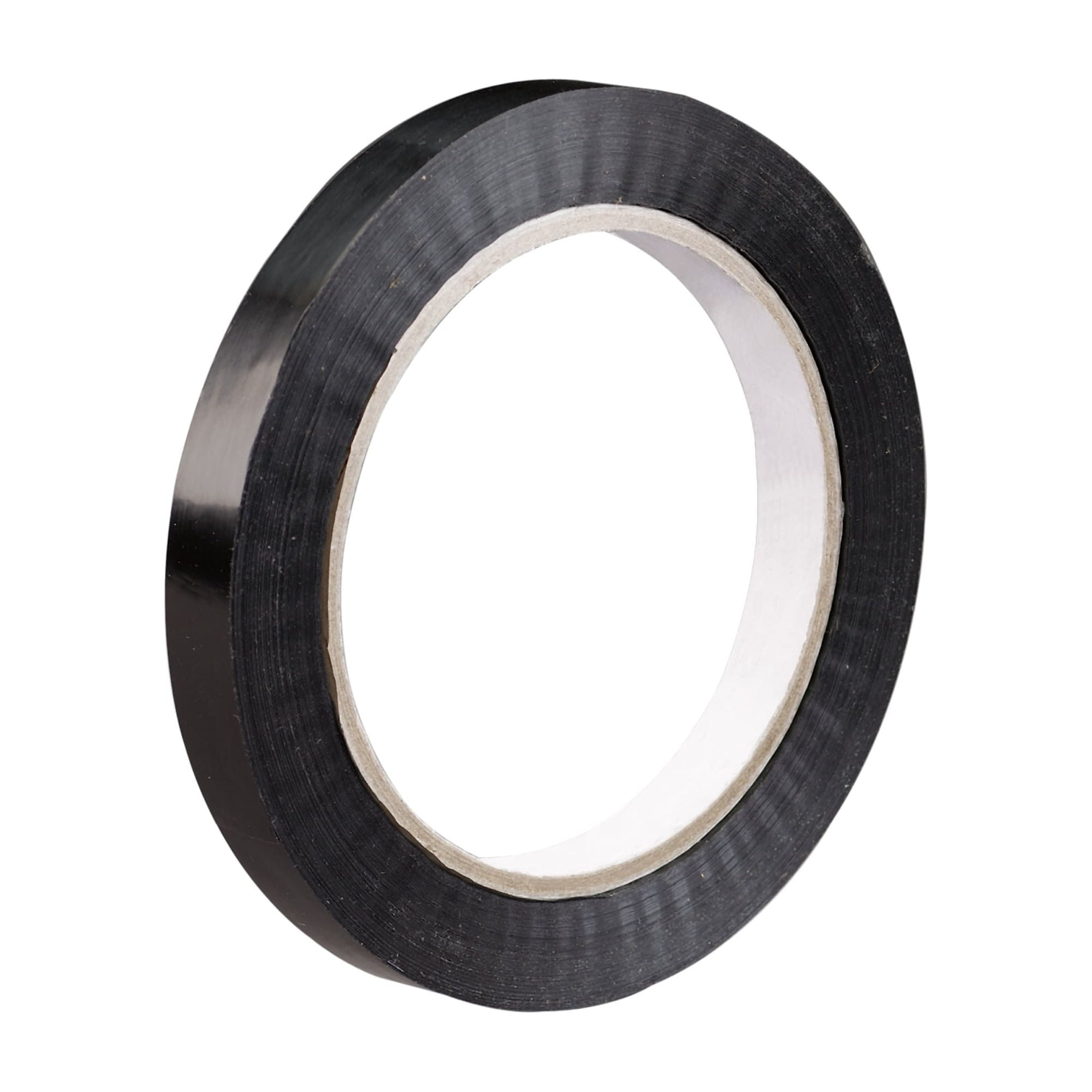 2.7 mil Black Poly Strapping Tape 1" x 60 yds. Tensile Strength 94 lbs ...