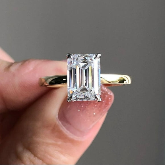 Elongated Emerald Cut Diamond