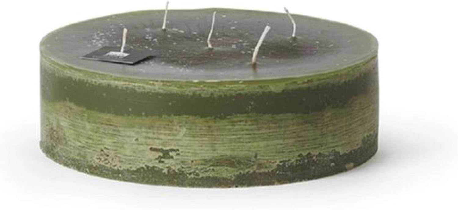 2.75" Dark Green Outdoor Pillar 4-Wick Super Candle - Walmart.com