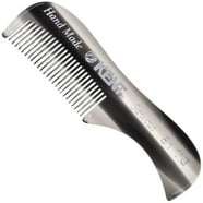 Kent 7T Handmade All Fine Tooth Pocket Comb for Men, Hair Comb Straightener for Everyday ...