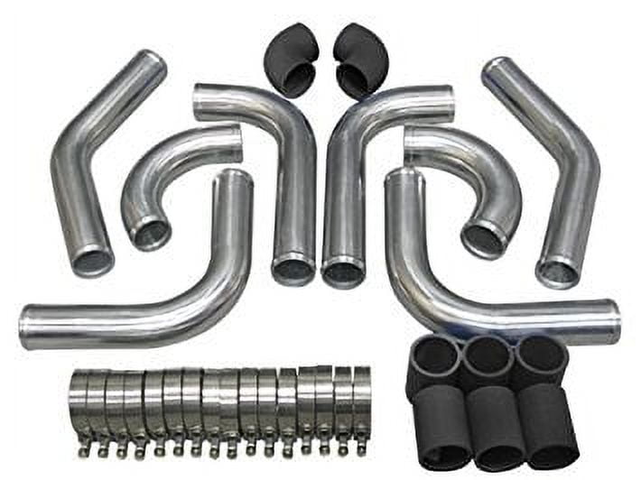 2.75 Inch Intercooler Kit Universal Pipe Piping 120 Degree - Walmart.com
