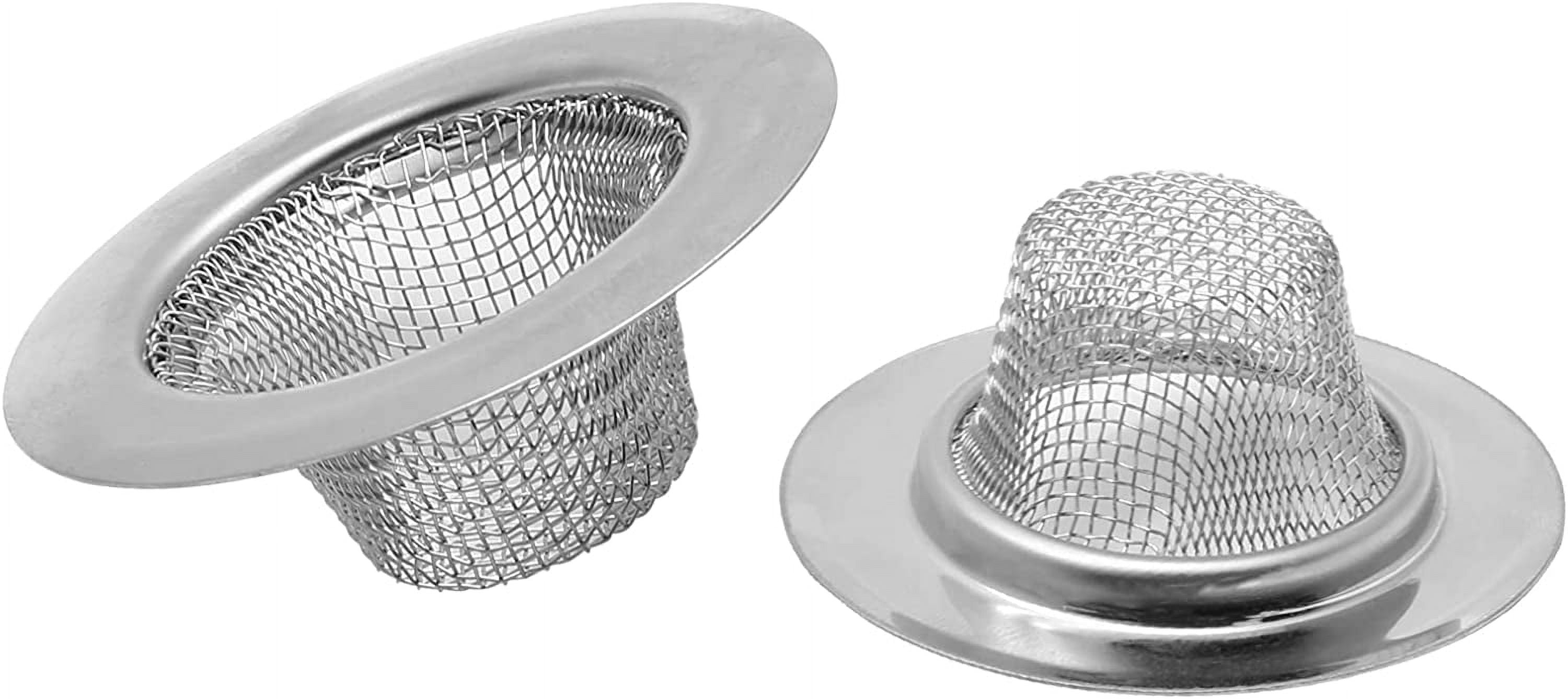 2.75 Inch Mesh Kitchen Sink Strainer, 2 Pcs Food Catcher Stainless ...