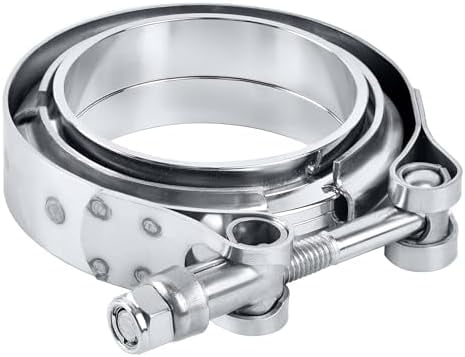 2.75 Inch V Band Clamp with Flange Male Female Stainless Steel ...