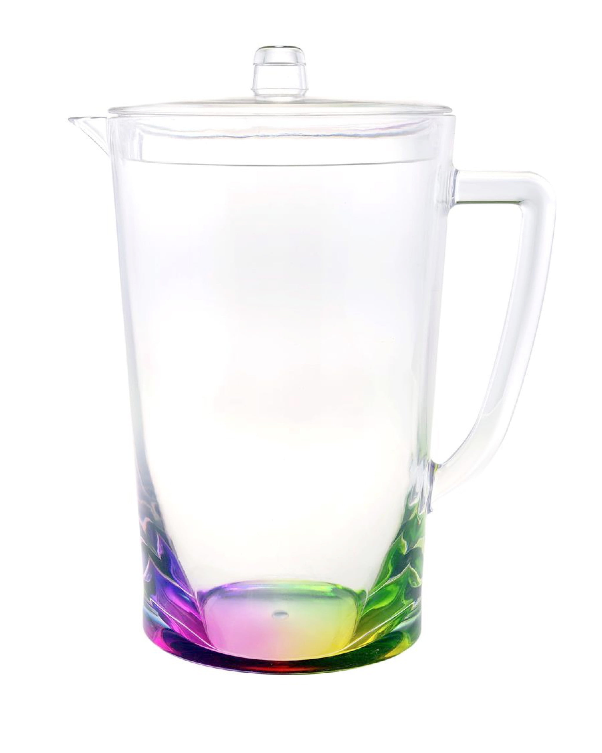 2.75 Quart Clear and Rainbow Acrylic Pitcher - Walmart.com