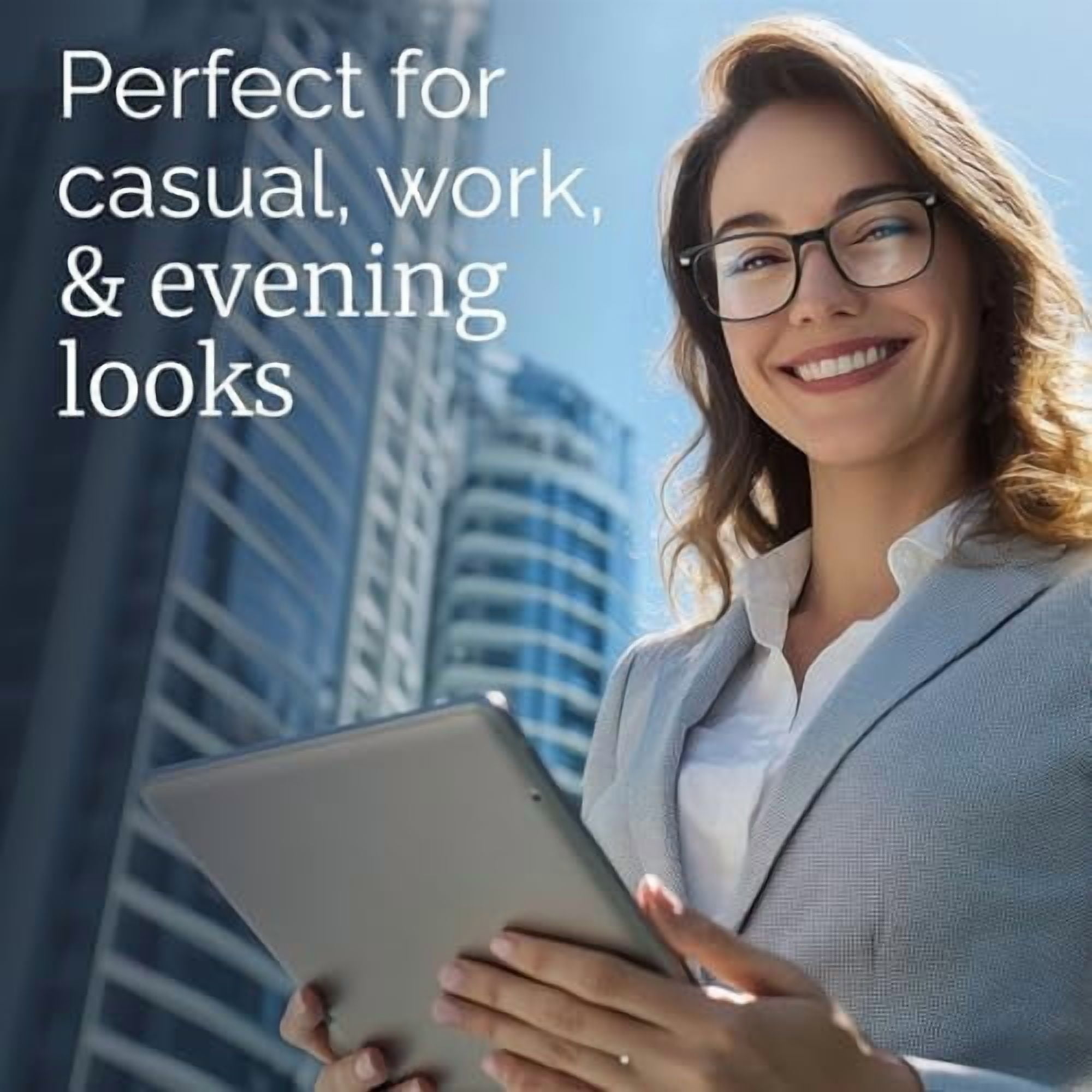 +2.75 Reading Glasses for Women, Eyeglasses, Blue Light Readers for ...