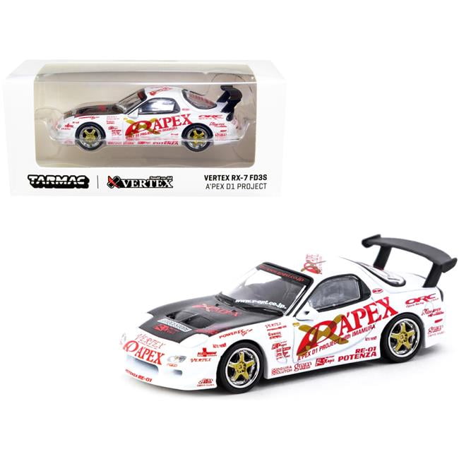 2.75 in. 1-64 Scale Diecast Vertex Rx7 Fd3s with Graphics Apex D1 ...